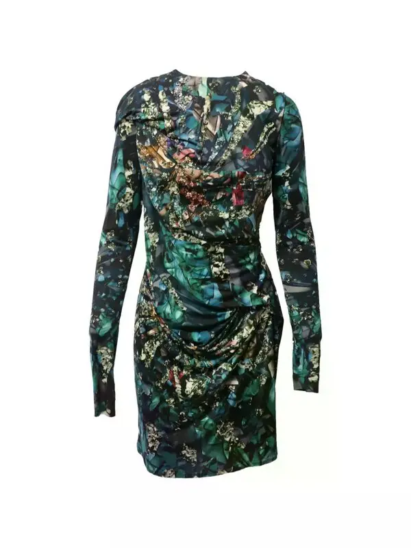PETER PILOTTO Geometric-print Ruched Dress