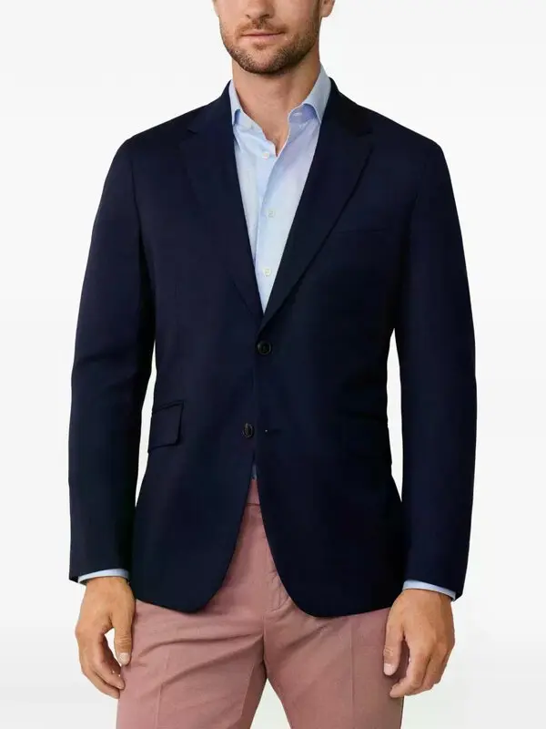 HACKETT LONDON Wool Hopsack Blazer