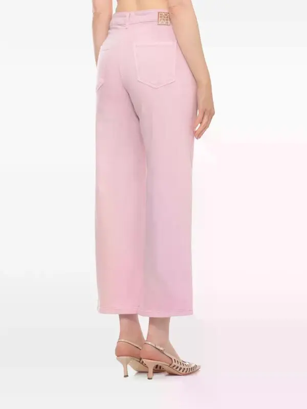 EMME Emmhobby Logo-patch Wide-leg Trousers
