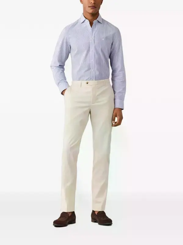 HACKETT LONDON Kensington Ribbed-texture Chinos