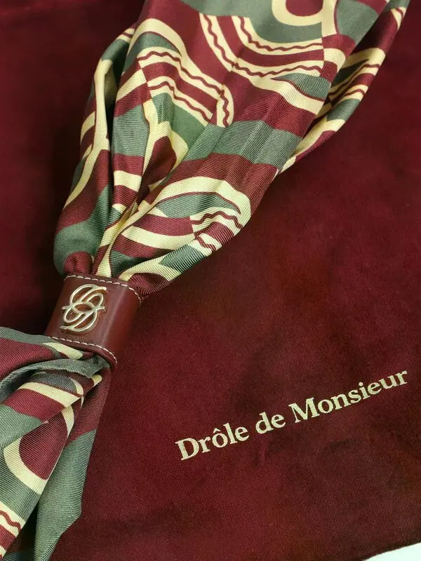 Drole De Monsieur Logo-print Scarf - Red