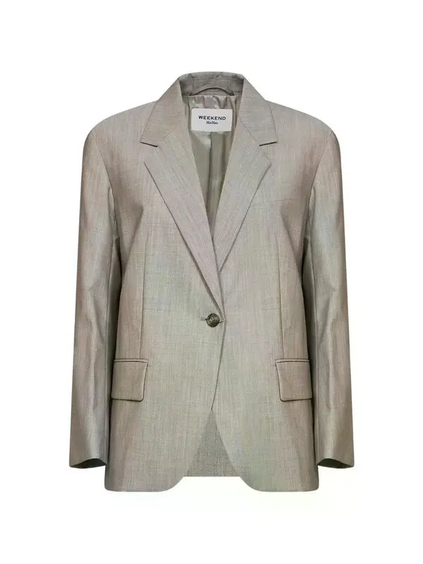Max Mara Single-breasted Virgin Wool Blazer