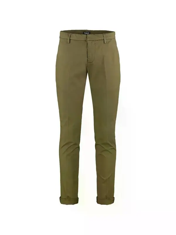 DONDUP Gaubert Cuffed-hem Trousers - Green