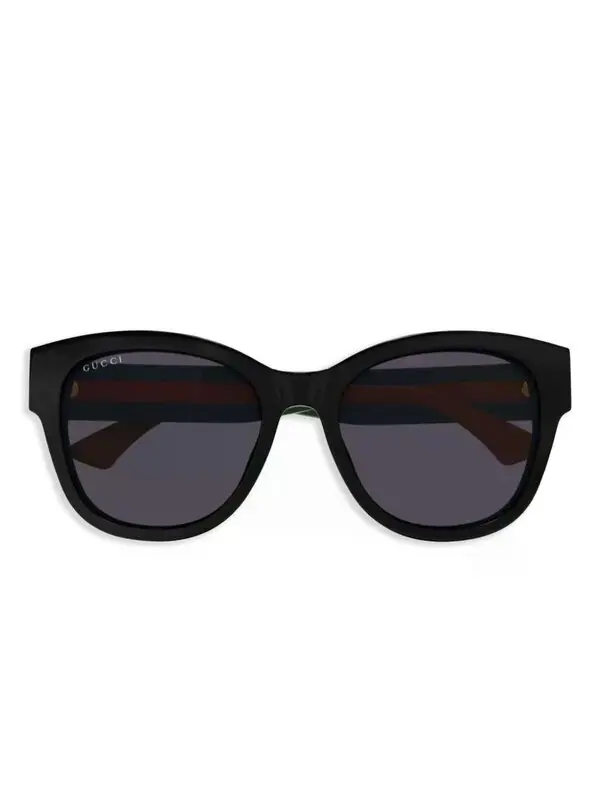 Gucci Engraved-logo Sunglasses