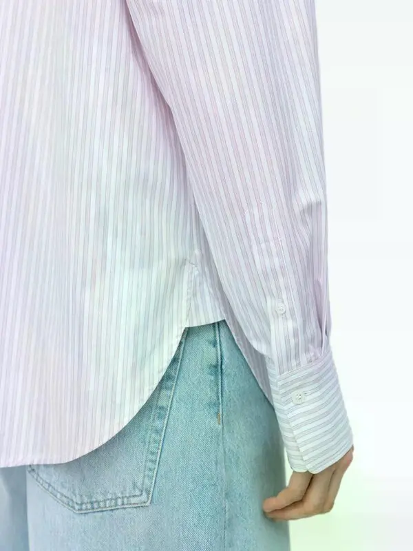Victoria Beckham Striped Cotton Shirt
