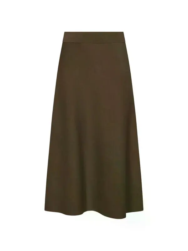Max Mara Milano-knit Midi Flared Skirt