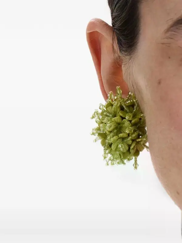 Oscar De La Renta Firework Clip-on Earrings