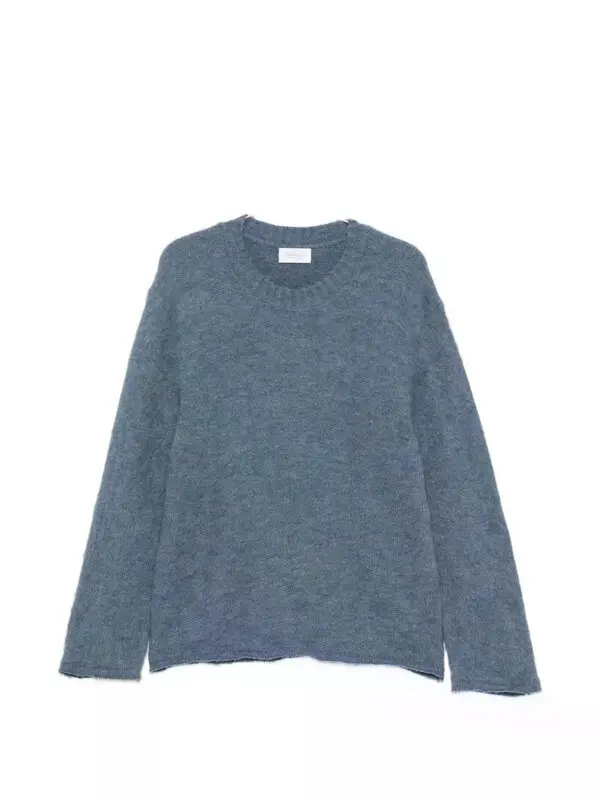 DIANA STUDIO Brushed-knit Crew-neck Sweater - Blue