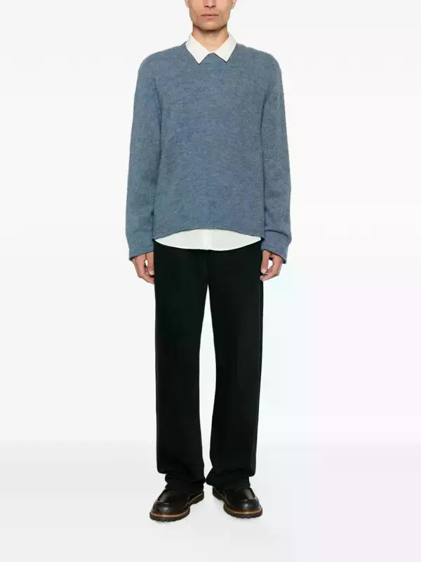 DIANA STUDIO Brushed-knit Crew-neck Sweater