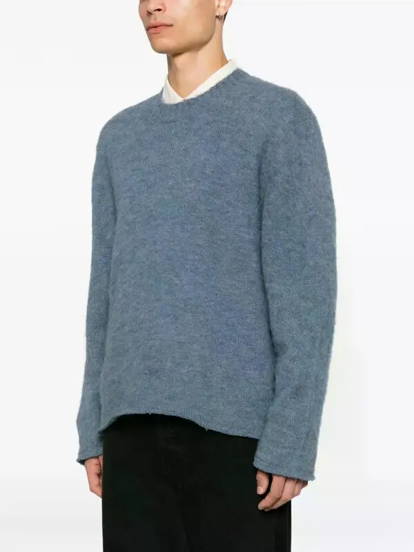 DIANA STUDIO Brushed-knit Crew-neck Sweater