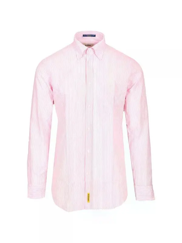 B.D.BAGGIES Bradford Striped Cotton Shirt - Pink