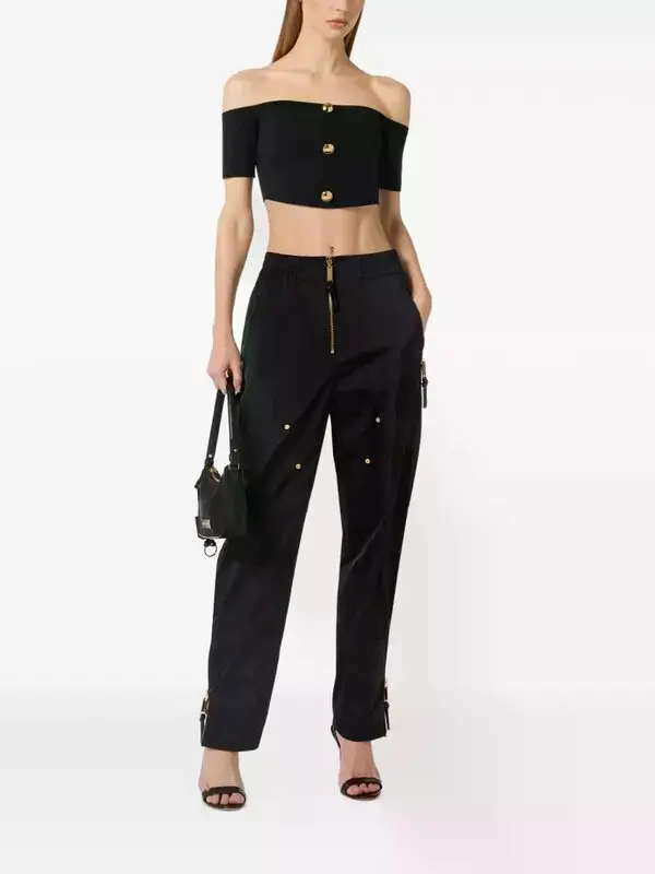 Elisabetta Franchi Zip-detail Trousers