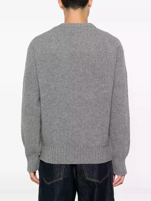 DIANA STUDIO Ribbed Knit Crew Neck Sweater