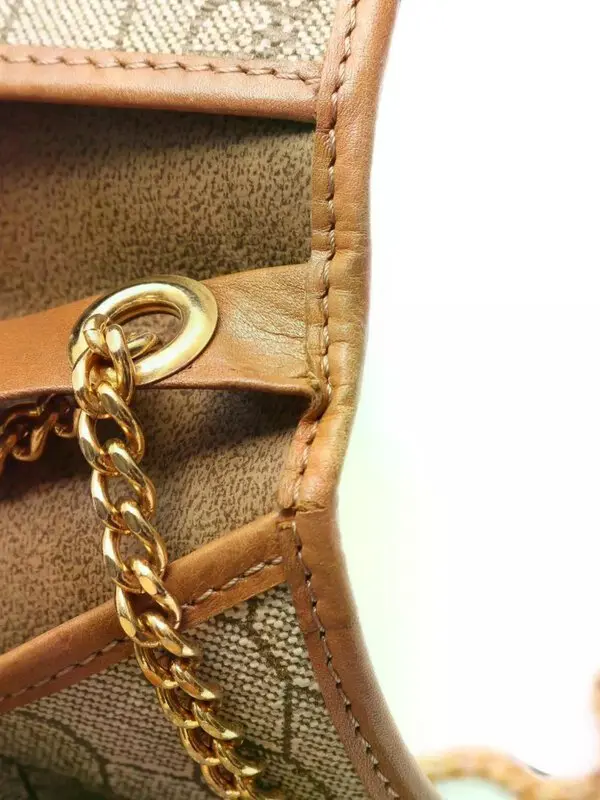 Dior Honeycomb Print Chain Shoulder Bag