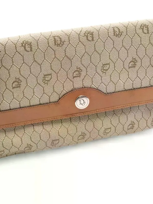 Dior Honeycomb Print Chain Shoulder Bag