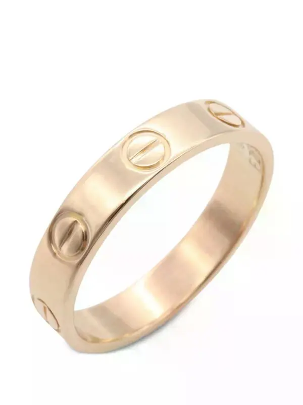 Cartier 18k Rose Gold Love Ring - Pink