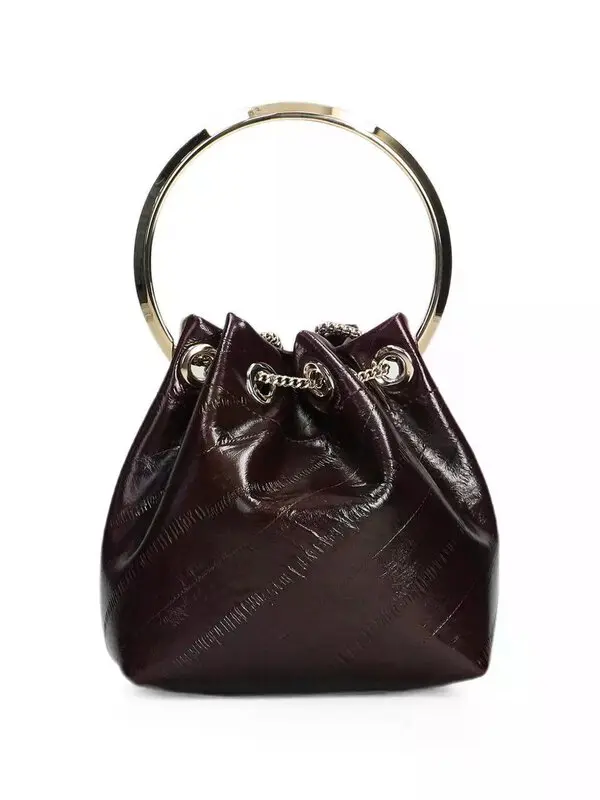 JIMMY CHOO Bon Bon Ring-handle Bucket Bag