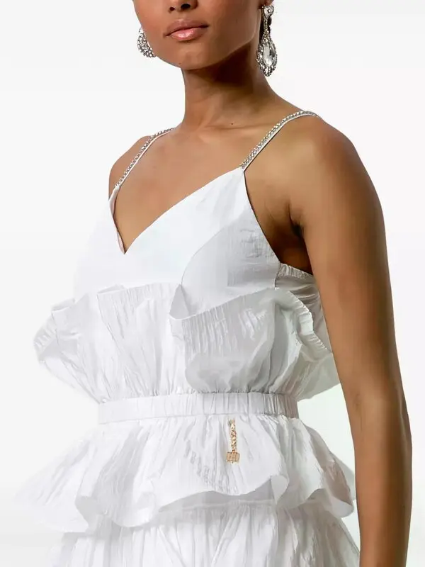FRACOMINA Ruffled Tiered Mini Dress