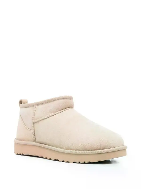 UGG Classic Ultra Mini Pull-tab Ankle Boots - Neutrals