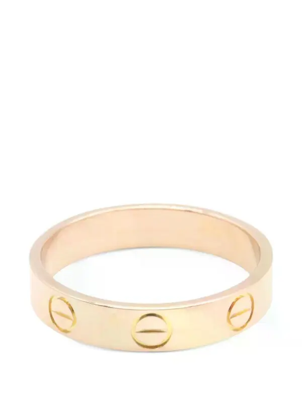 Cartier 18k Rose Gold Love Ring - Pink