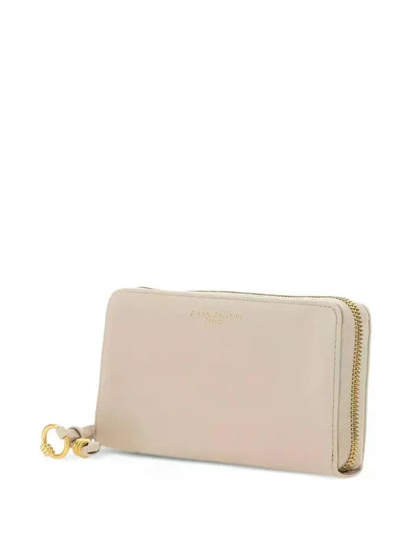 GIANNI CHIARINI Logo-print Leather Wallet