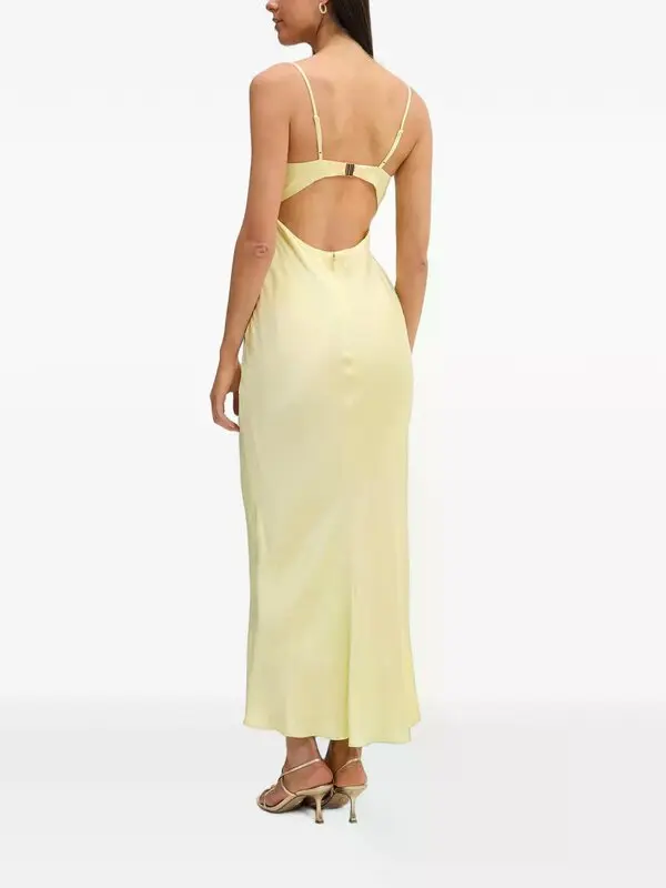 Bardot Devin Quilted-cup Cut-out Maxi Dress