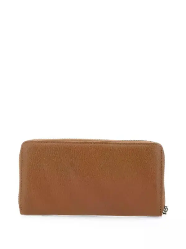 GIANNI CHIARINI Pebbled-leather Zip-around Wallet