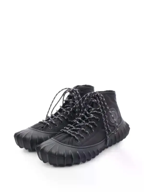 Bottega Veneta High-top Lace-up Sneakers - Black