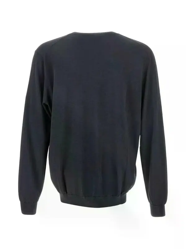 KANGRA Ribbed-trim Sweater - Grey