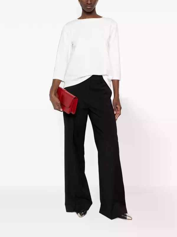 Max Mara Visivo Pressed-crease Wide-leg Trousers