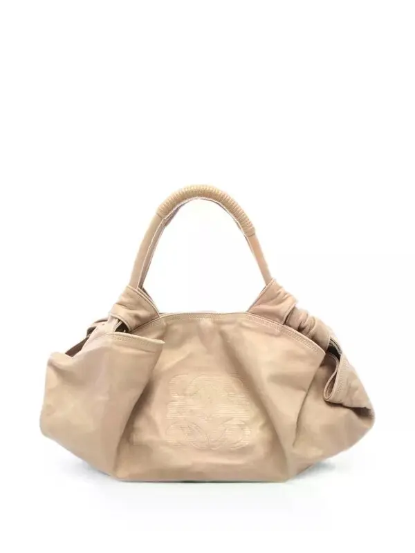 Loewe 2000s Nappa Aire Leather Handbag - Gold