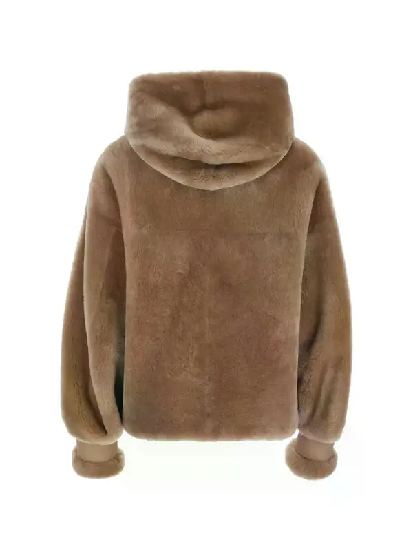 BLANCHA Shearling Hooded Jacket