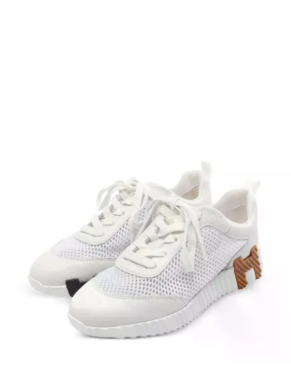Hermès Bouncing Mesh Sneakers - White