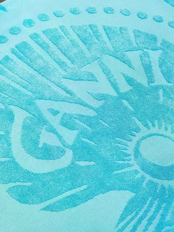 GANNI Beach Towel - Blue