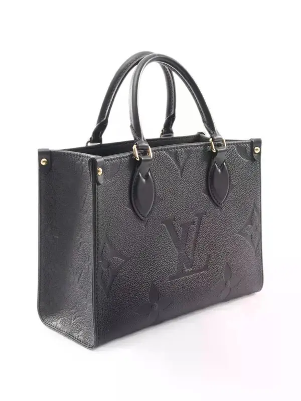 LOUIS VUITTON Monogram Empreinte Tote Bag - Black