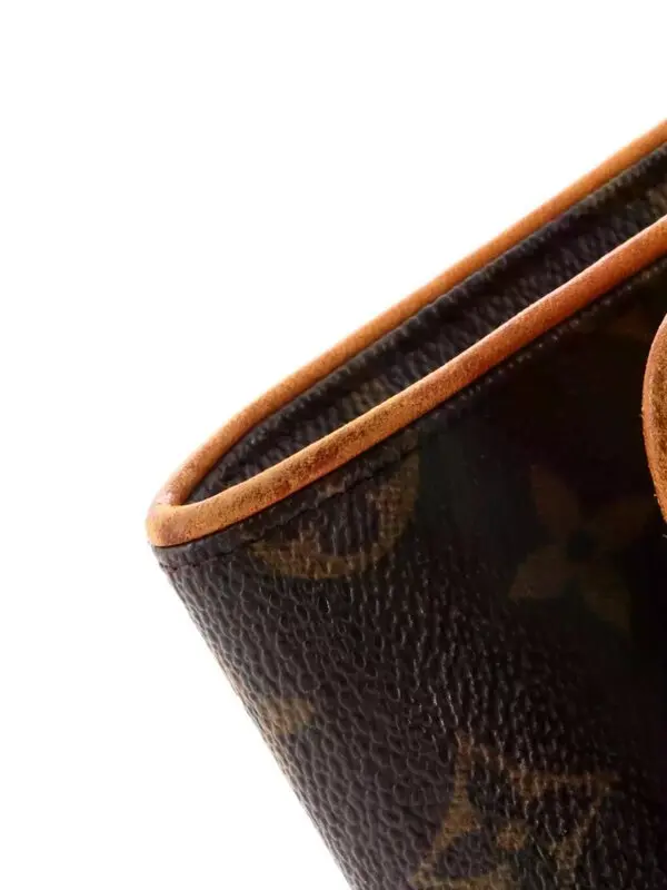 LOUIS VUITTON Monogram Canvas Twin Handbag Pm Crossbody Bag - Brown
