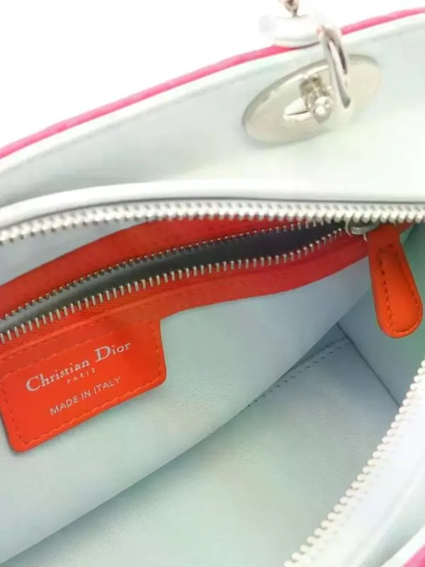 Dior Lady Two-way Handbag - Pink