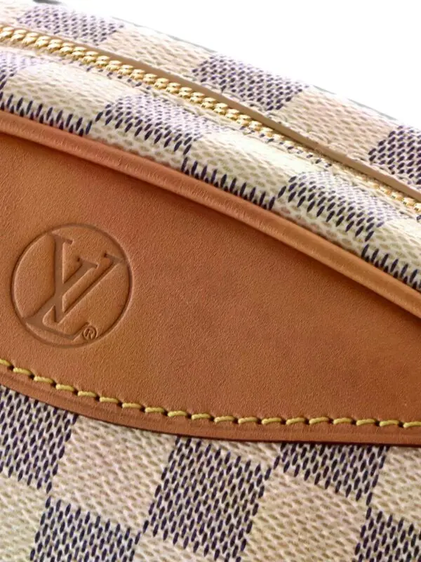 LOUIS VUITTON Damier Deauville Mini Crossbody Bag - White
