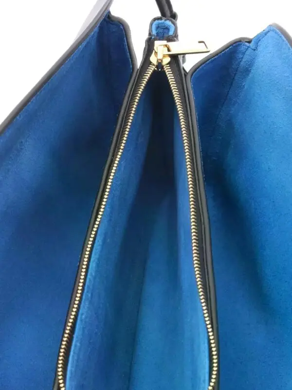 Celine Leather Shoulder Bag - Black