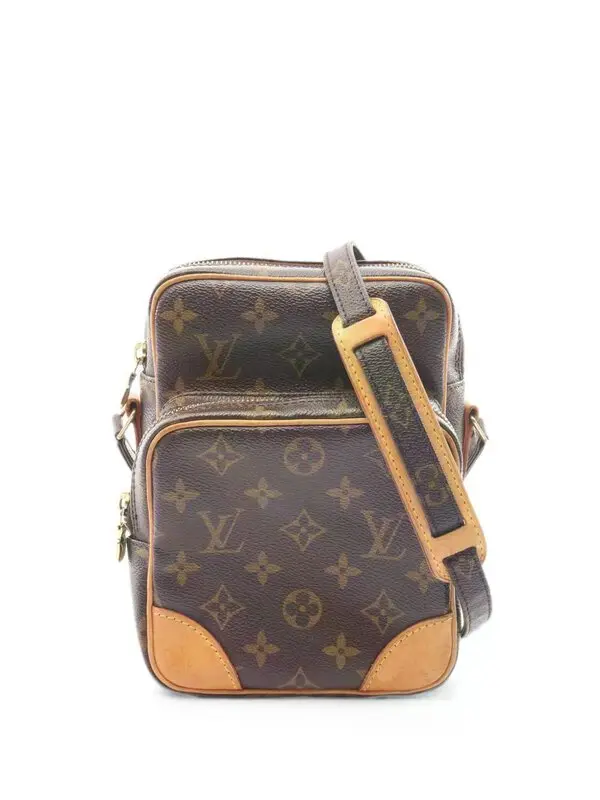 LOUIS VUITTON Monogram Canvas Shoulder Bag - Brown
