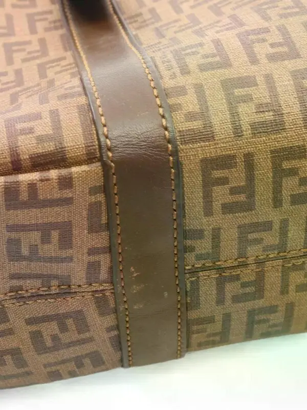 Fendi 2000s Zucchino Pattern Tote Bag