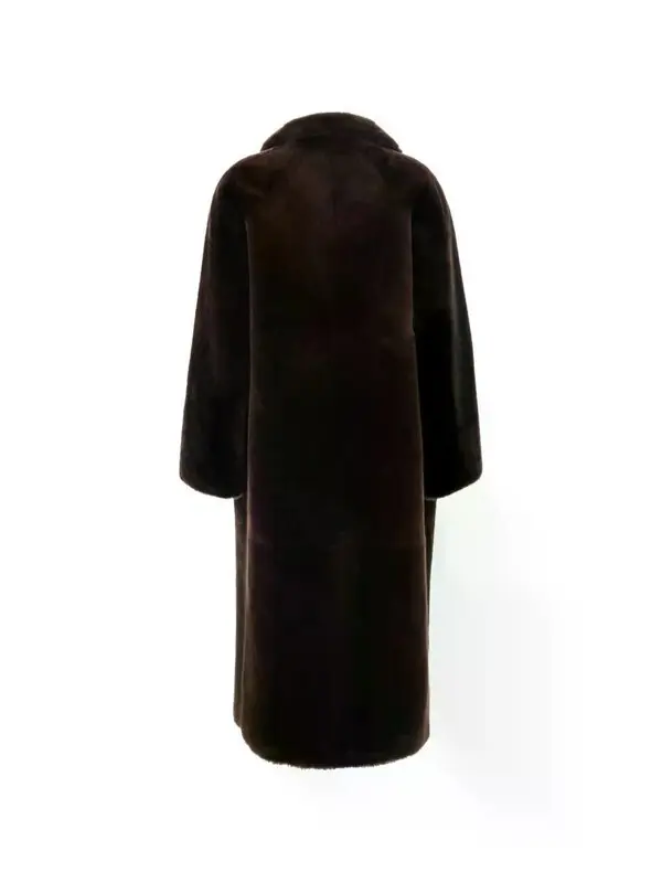 BLANCHA Long-sleeve Shearling Coat