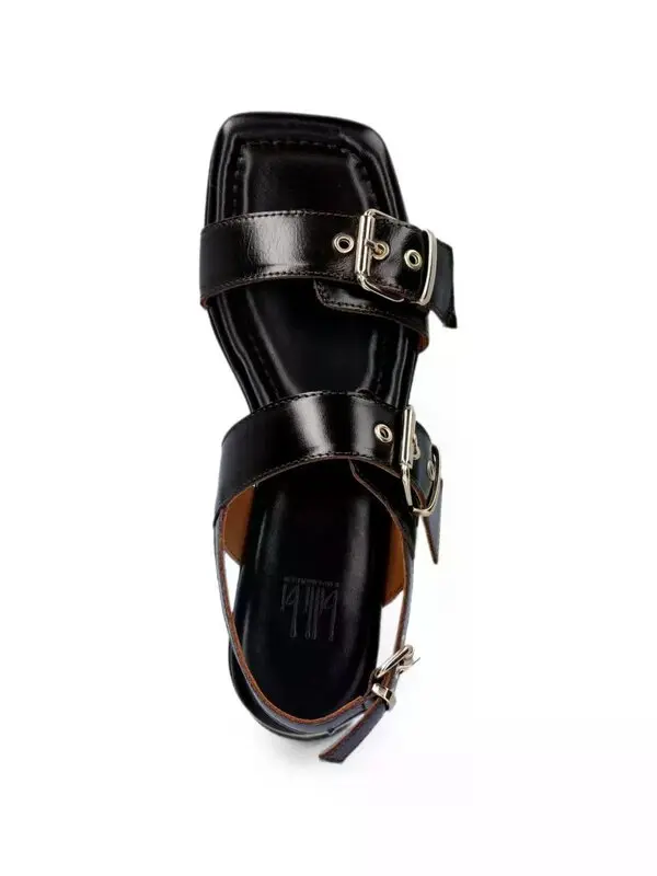 BILLI BI Buckle-strap Flat Sandals