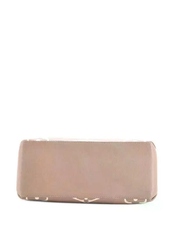 LOUIS VUITTON Petit Palais Handbag Bicolor Monogram Empreinte Giant Satchel - Neutrals