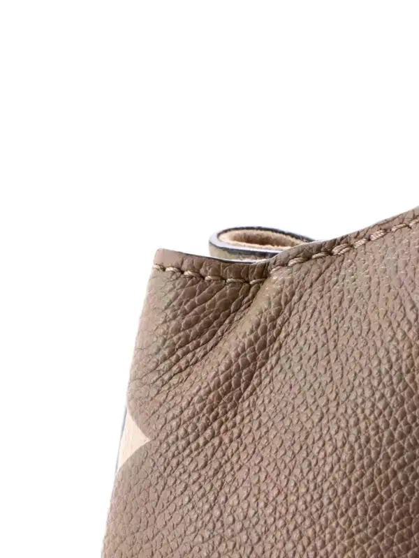 LOUIS VUITTON Petit Palais Handbag Bicolor Monogram Empreinte Giant Satchel - Neutrals