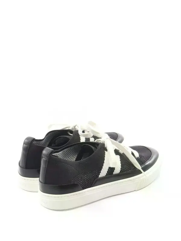 Hermès Knit Sneakers With Signature H Logo