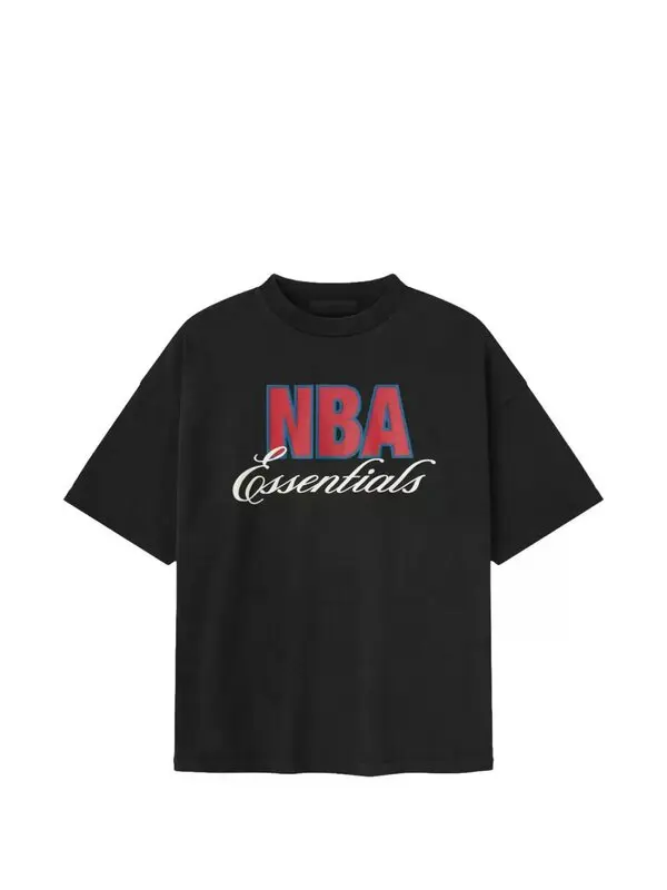 Fear Of God X Nba 90's Logo-print T-shirt - Black