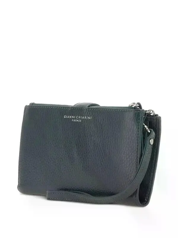 GIANNI CHIARINI Dollaro Pebbled Leather Wallet