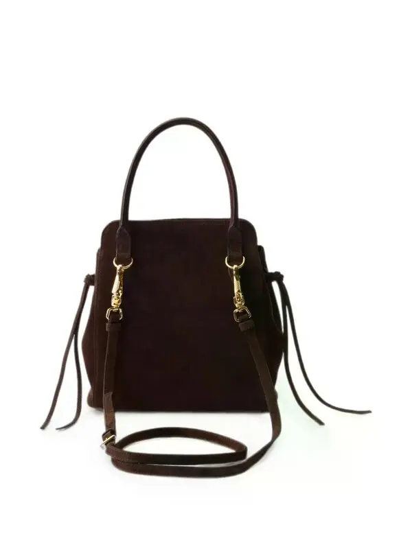 Prada Carry Mini Suede Handbag