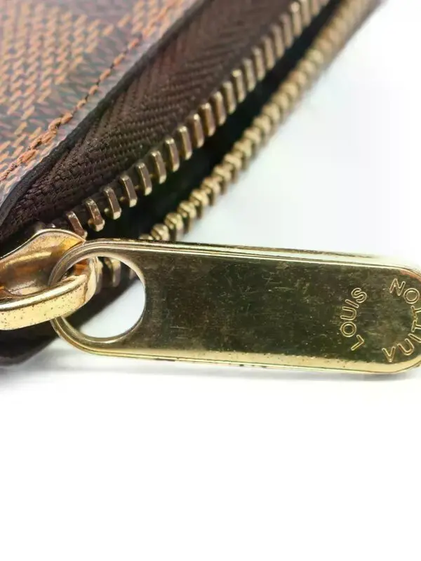 LOUIS VUITTON 2012 Damier Ebene Zippy Wallet